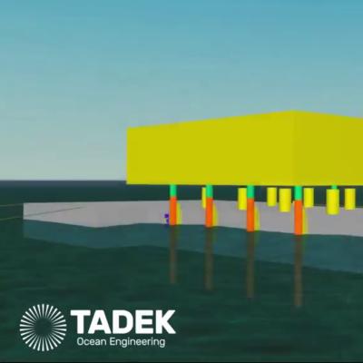 Tadek offers hydrodynamic studies, delivering floatover analysis